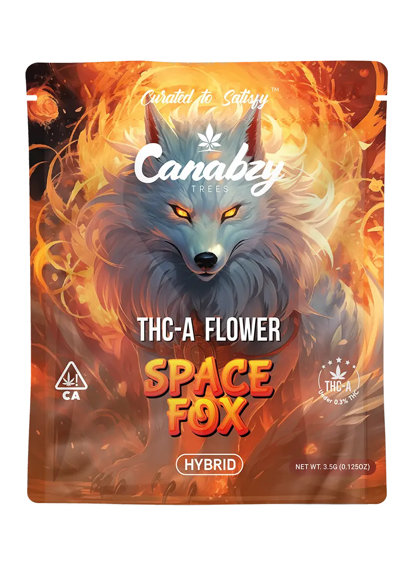 Canabzy THC-A Flower – 3.5 Grams – Space Fox